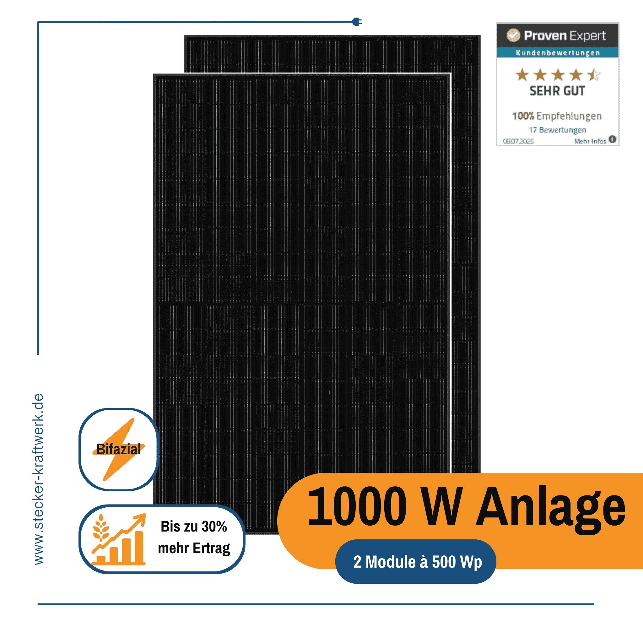 Balkonkraftwerk 1000 Watt online kaufen | Stecker-Kraftwerk – Stecker Kraftwerk